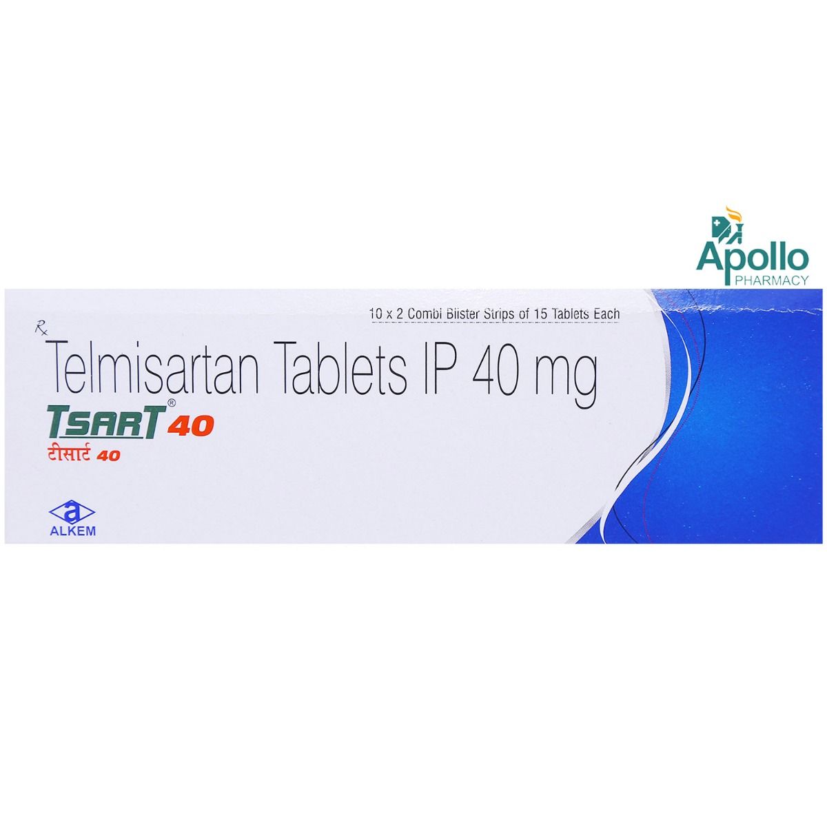 Tsart 40 Tablet 15's Price, Uses, Side Effects, Composition - Apollo ...