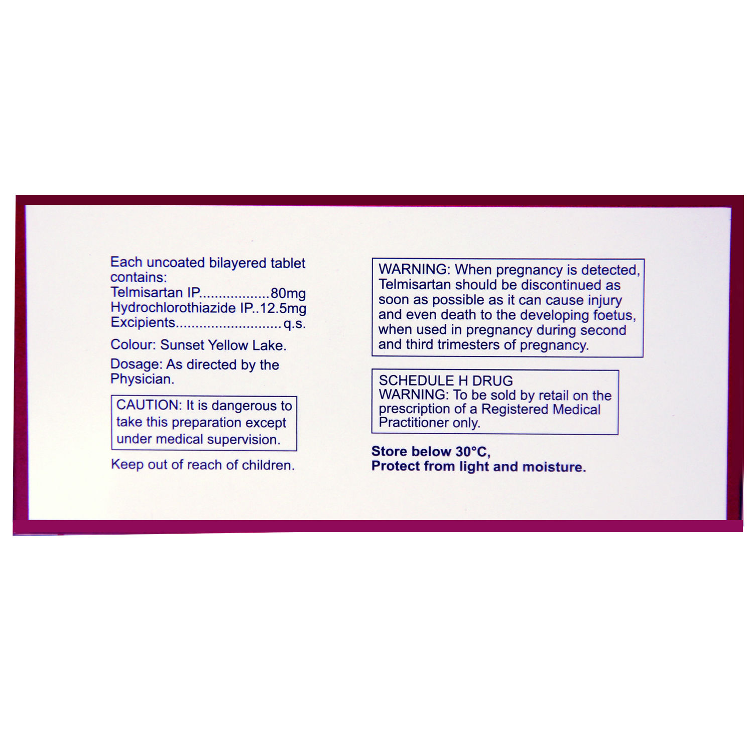 TSART H TABLET Price, Uses, Side Effects, Composition - Apollo Pharmacy