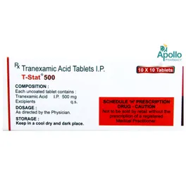 T-Stat 500 Tablet | Uses, Side Effects, Price | Apollo Pharmacy