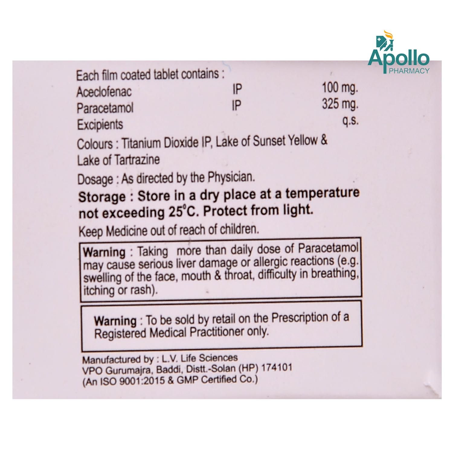 Tufnac-P Tablet 10's Price, Uses, Side Effects, Composition - Apollo ...