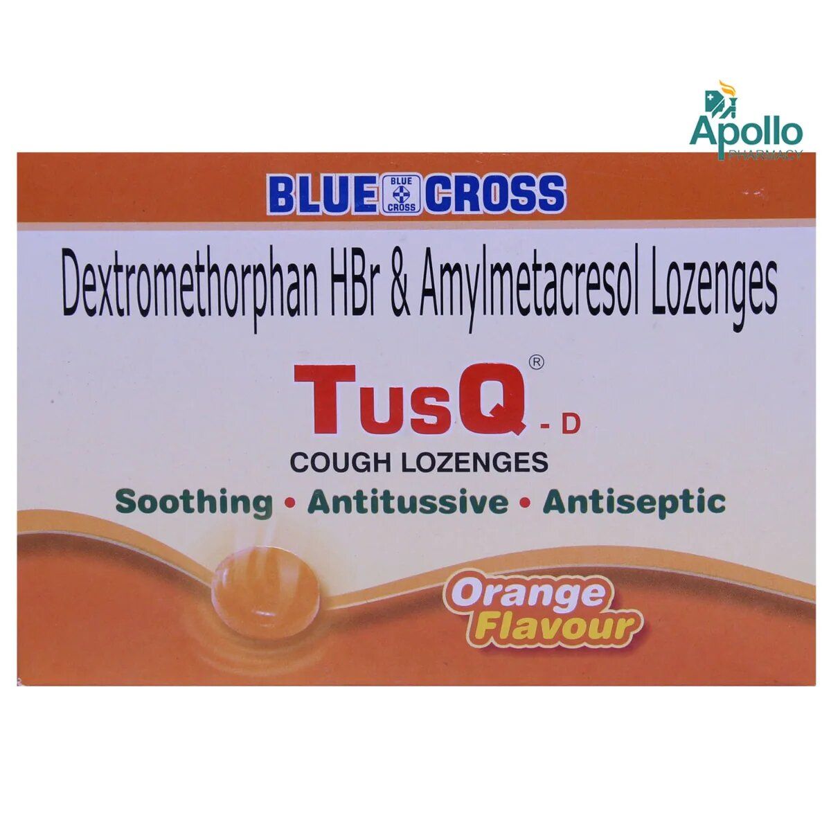 Tusq-D Orange Flavour Lozenges 6's Price, Uses, Side Effects ...