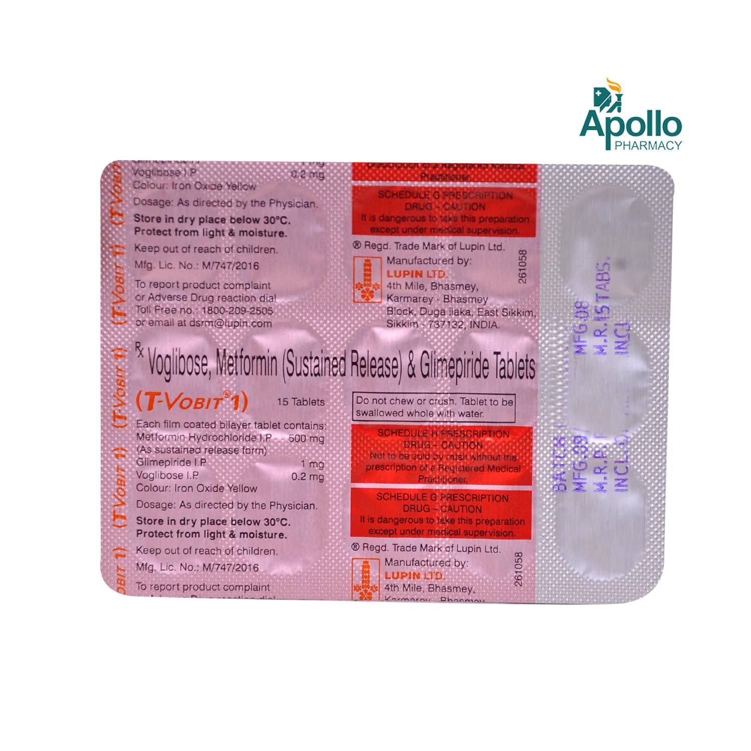T-Vobit 1 Tablet 15's Price, Uses, Side Effects, Composition - Apollo ...