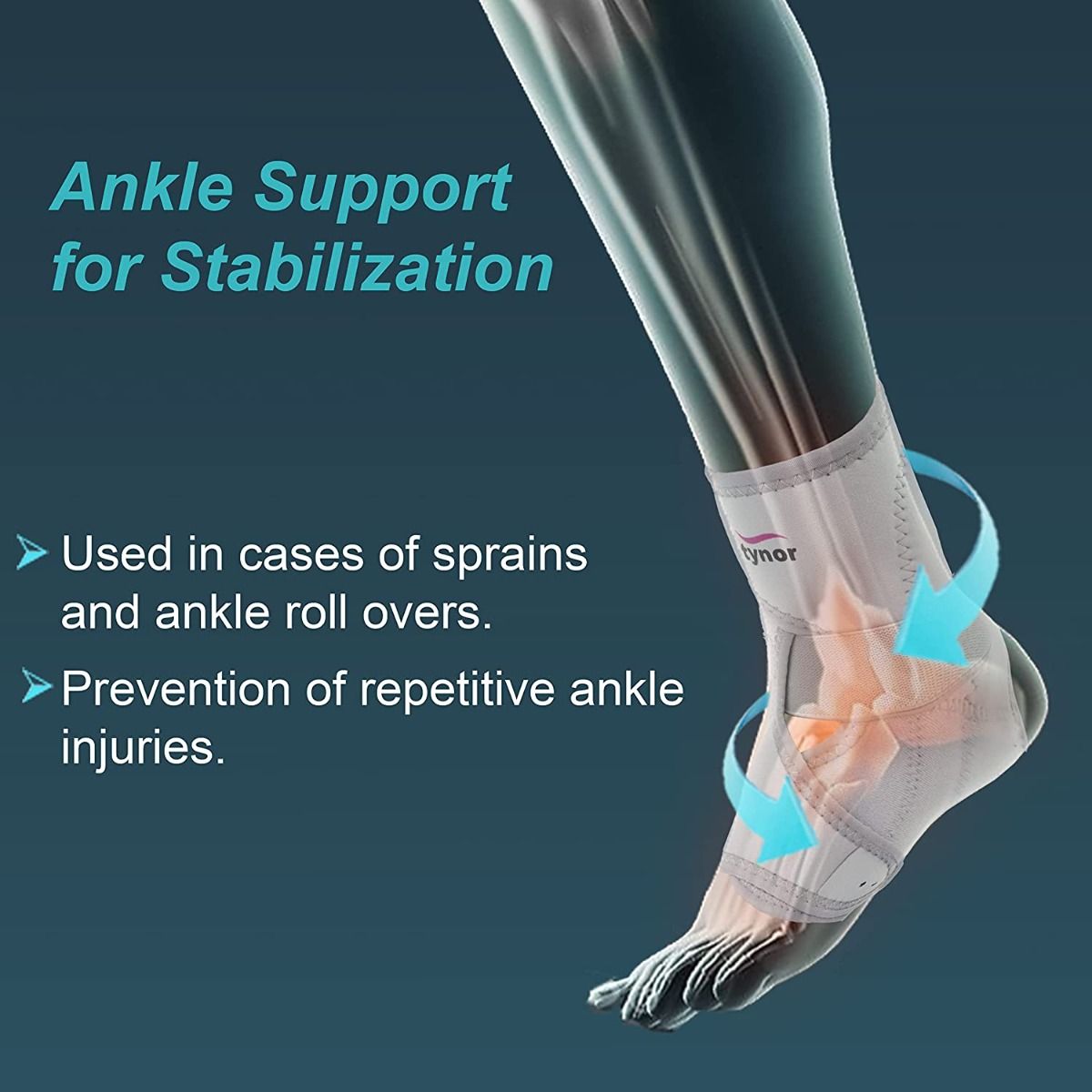 Tynor Ankle Support Neoprene, 1 Count Price, Uses, Side Effects ...