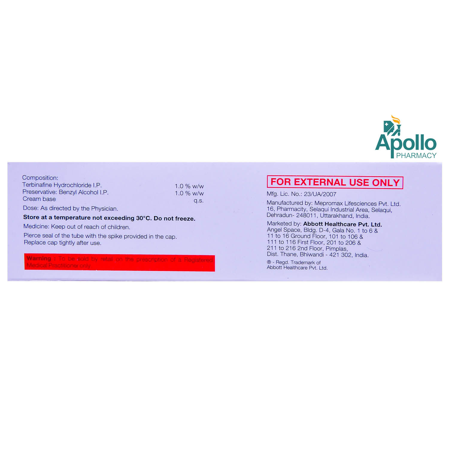 Tyza Cream 15 gm Price, Uses, Side Effects, Composition - Apollo Pharmacy