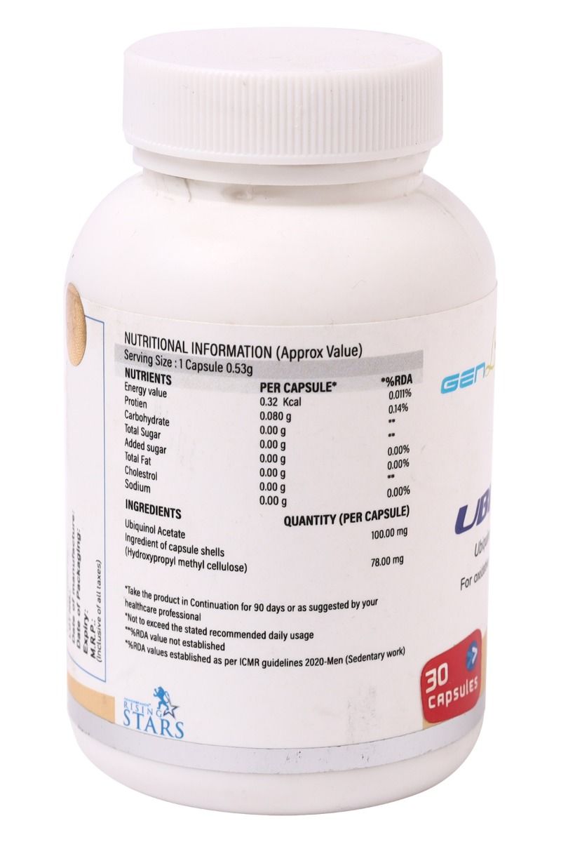 UBI ACTIV QH PLUS CAPSULE 30'S Price, Uses, Side Effects, Composition ...