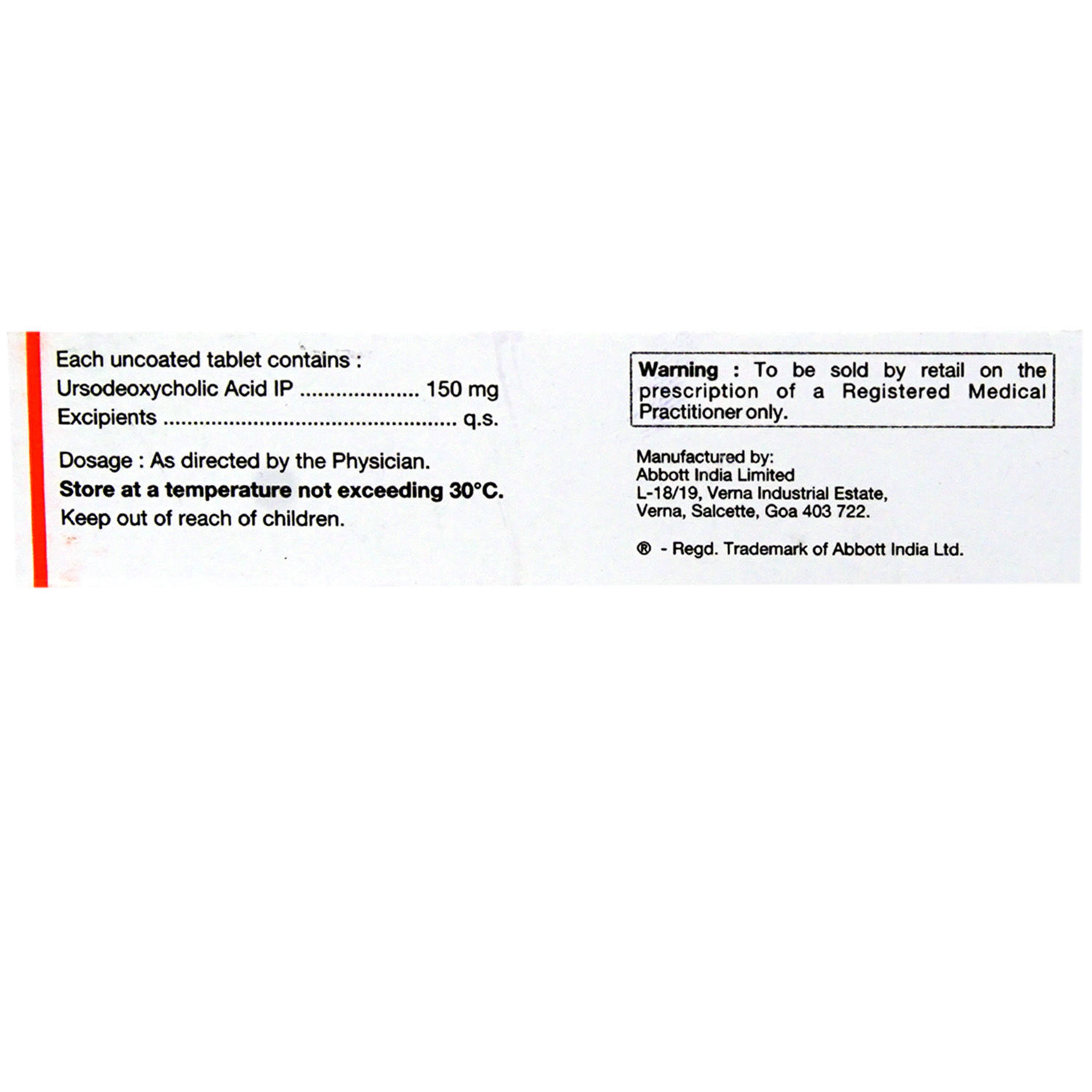 Udiliv 150 Tablet 10's Price, Uses, Side Effects, Composition - Apollo ...