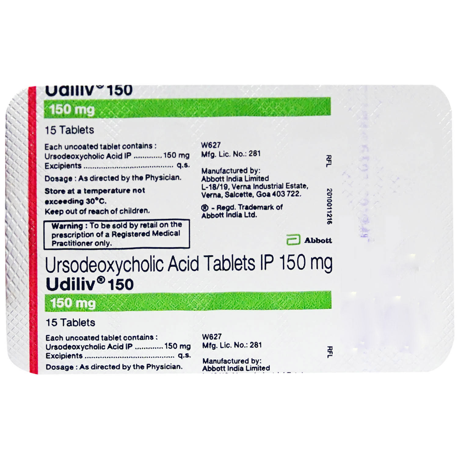 Udiliv 150 Tablet 10's Price, Uses, Side Effects, Composition - Apollo ...
