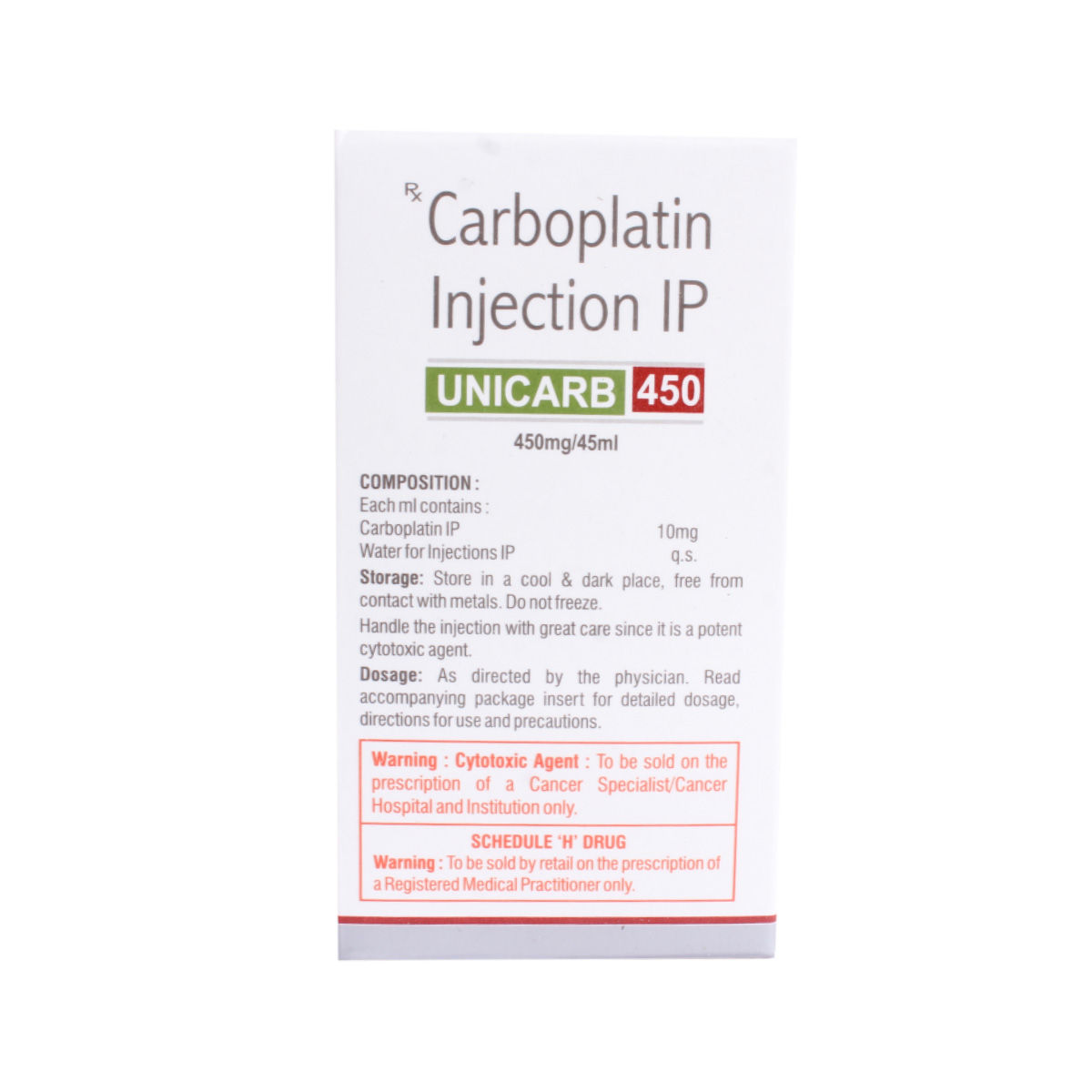 UNICARB 450MG INJECTION Price, Uses, Side Effects, Composition - Apollo ...