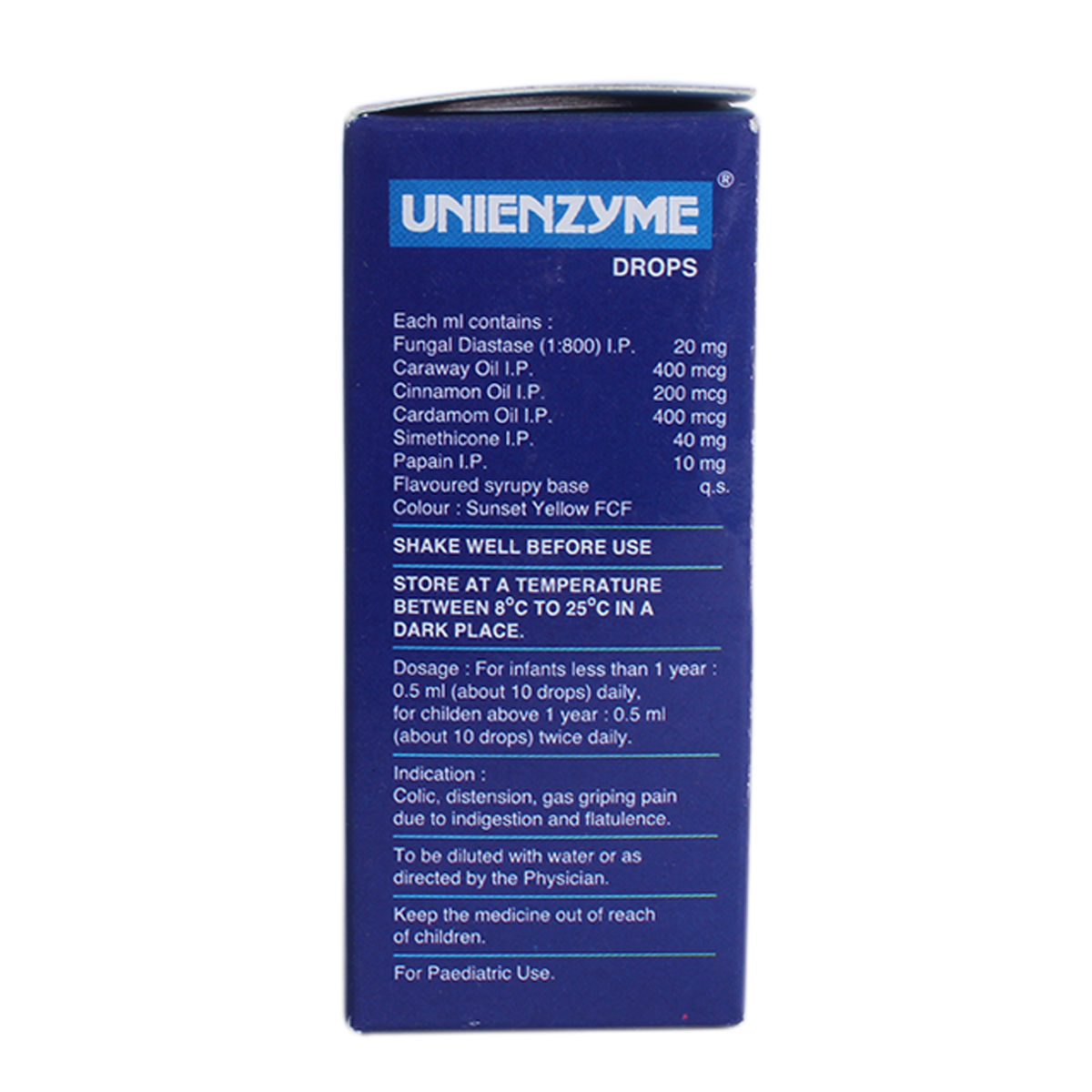 Unienzyme Drops 15ml Price, Uses, Side Effects, Composition - Apollo ...