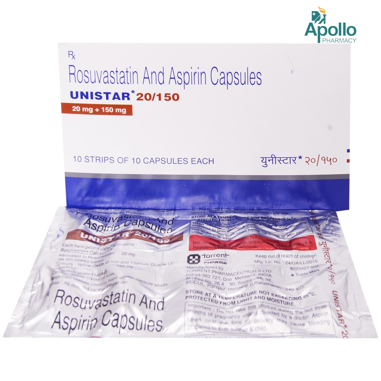 Unistar 20/150 Capsule 10's Price, Uses, Side Effects, Composition ...