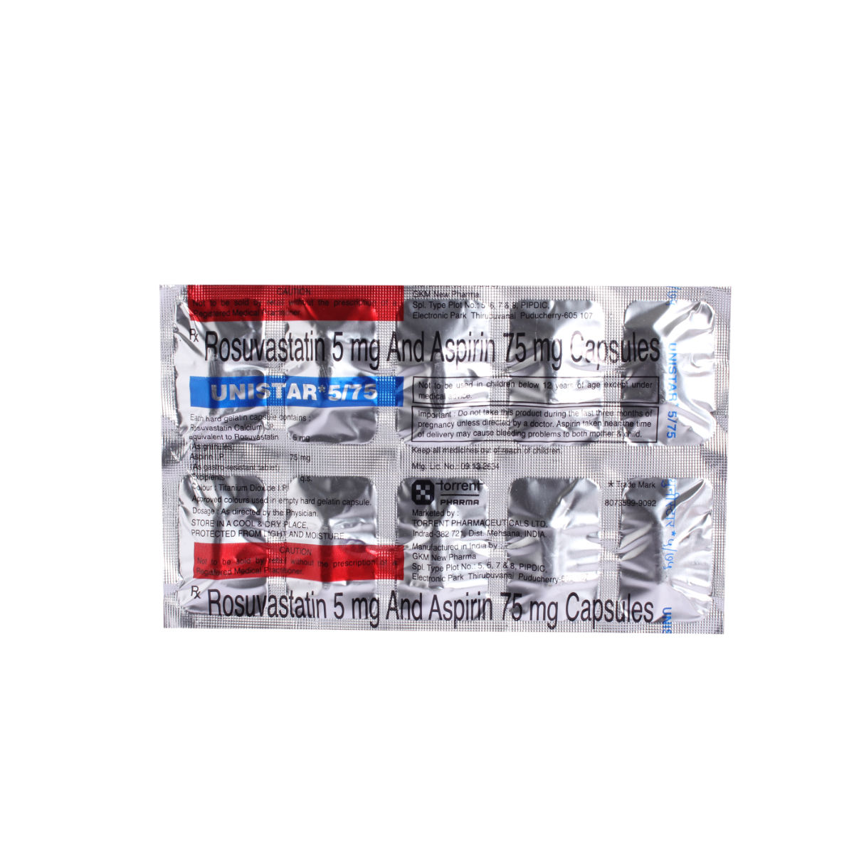 UNISTAR 5/75 TABLET 10'S Price, Uses, Side Effects, Composition ...