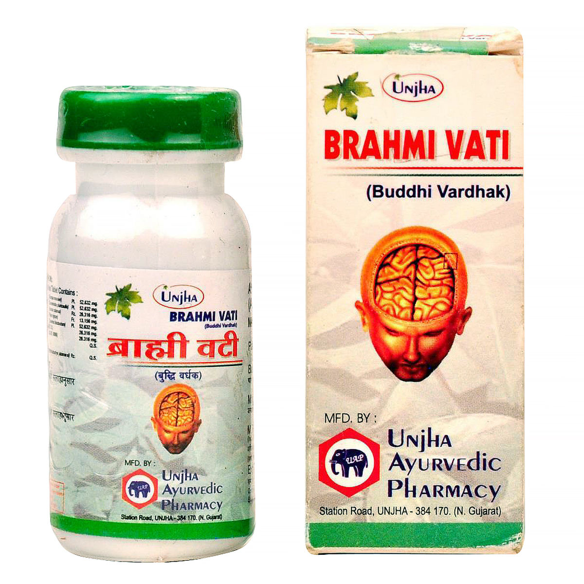 Unjha Brahmi Vati, 40 Tablets Price, Uses, Side Effects, Composition ...