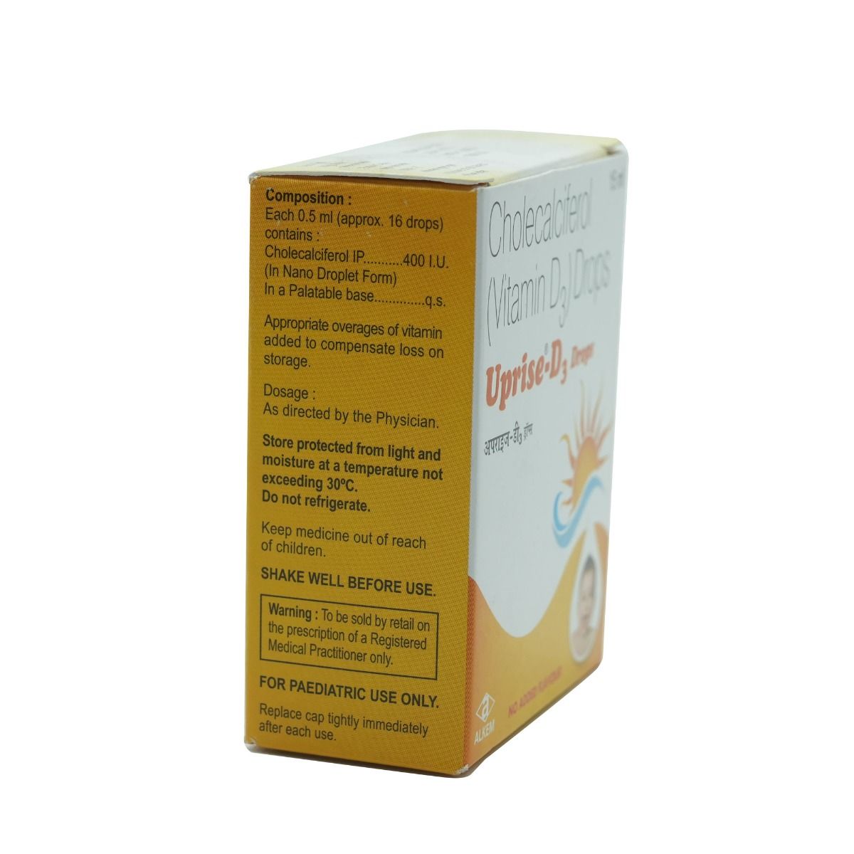 Uprise D3 Drops 15 ml Price, Uses, Side Effects, Composition - Apollo ...