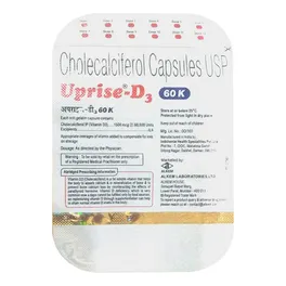 Uprise-D3 60K Softgel Capsule 12's Price, Uses, Side Effects ...