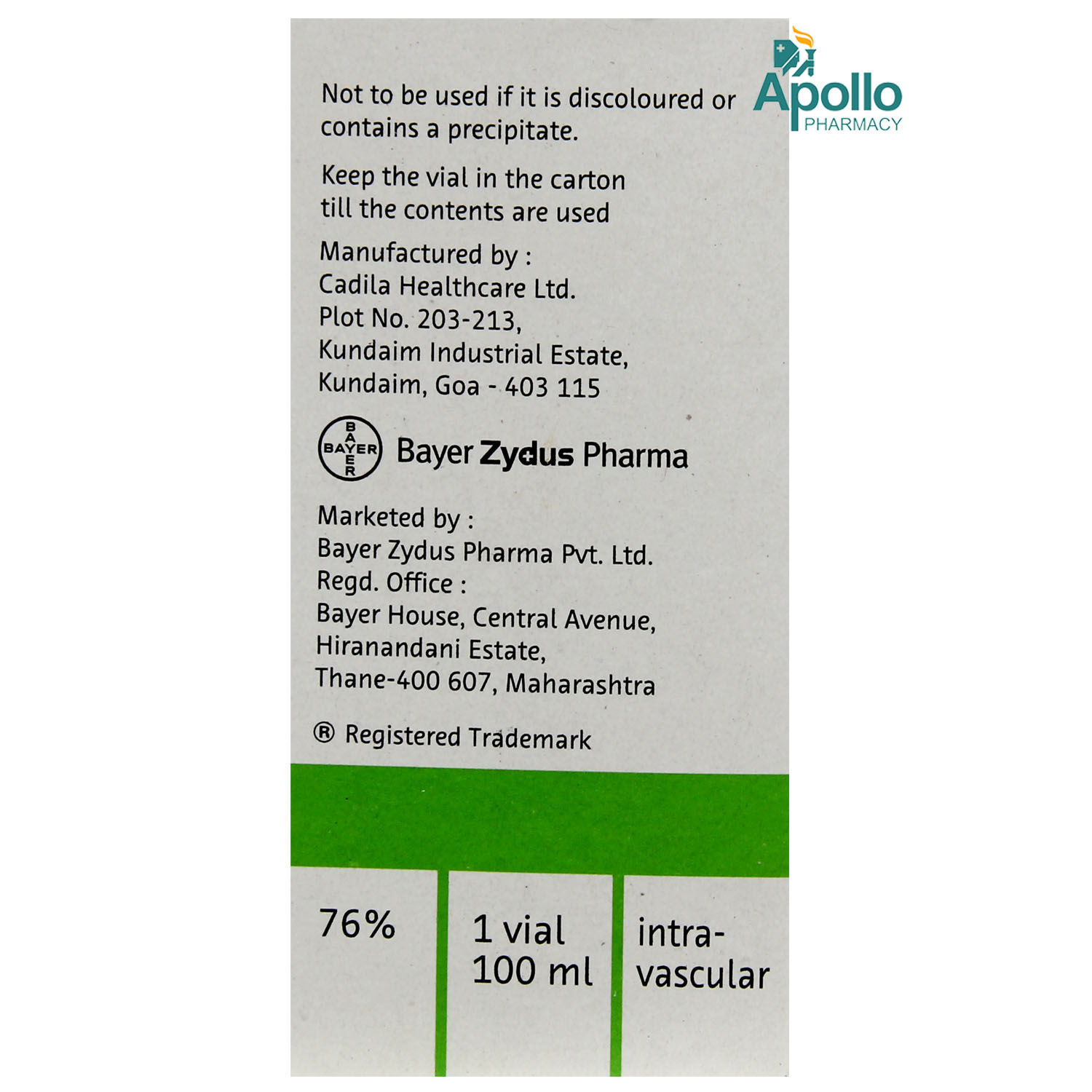 Urografin 76% Infusion | Uses, Side Effects, Price | Apollo Pharmacy