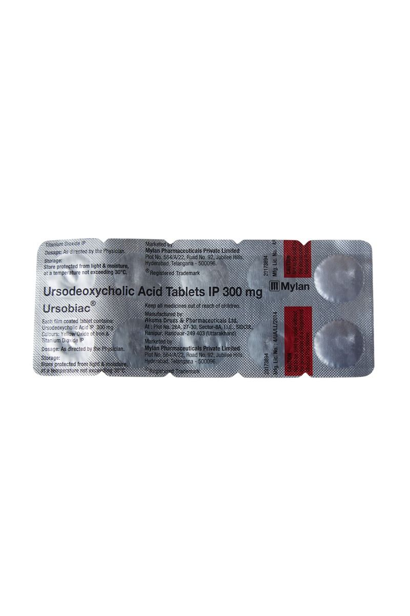 Ursobiac 300 mg Tablet | Uses, Side Effects, Price | Apollo Pharmacy