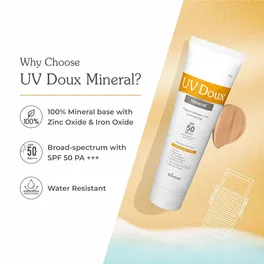 Buy UV Doux Mineral Spf 50 Pa+++ Sunscreen Gel | 19 Minutes Delivery ...