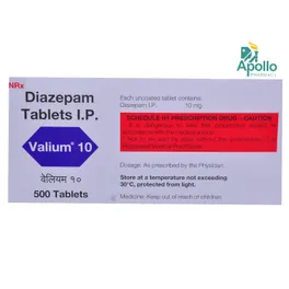 Valium 10Mg Tablet | Uses, Side Effects, Price | Apollo Pharmacy