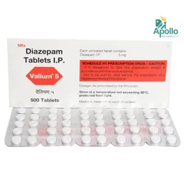 Valium 5 Tablet | Uses, Side Effects, Price | Apollo Pharmacy