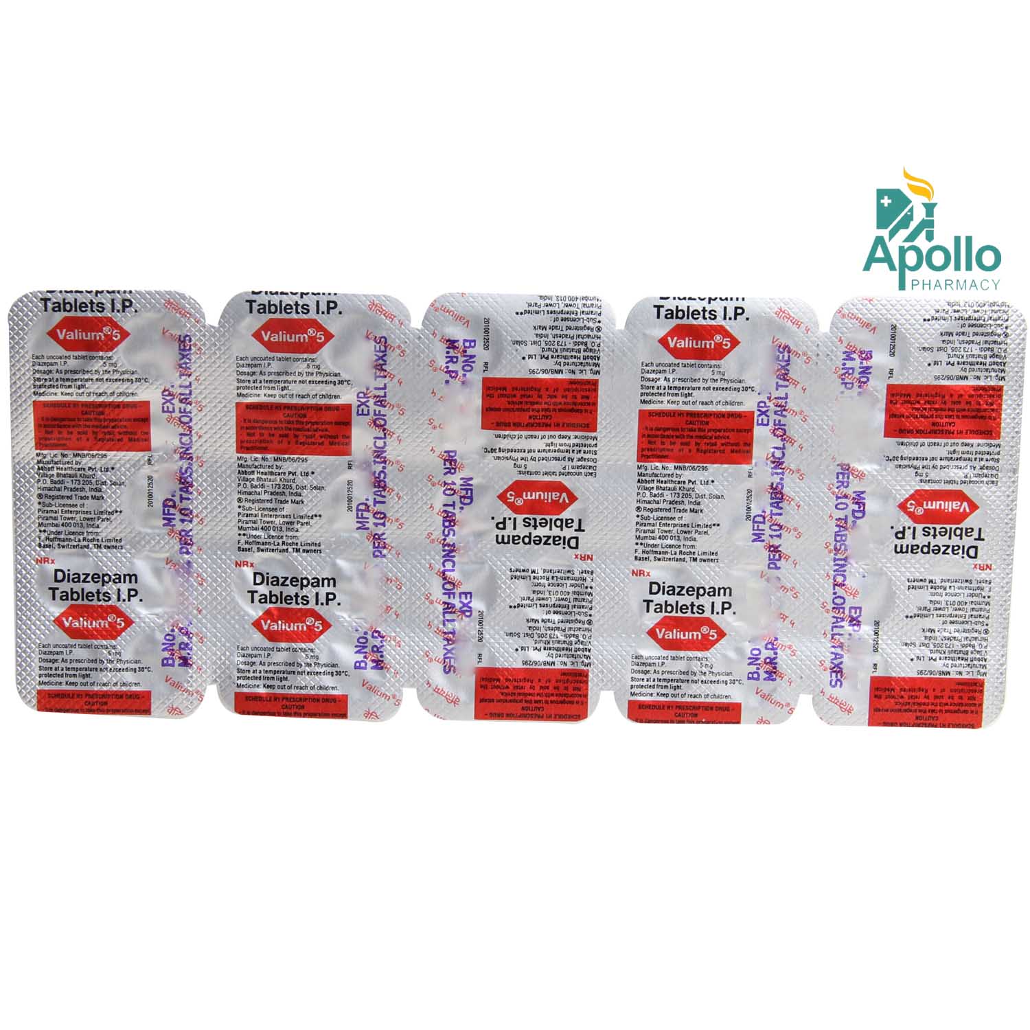 Valium 5 Tablet | Uses, Side Effects, Price | Apollo Pharmacy