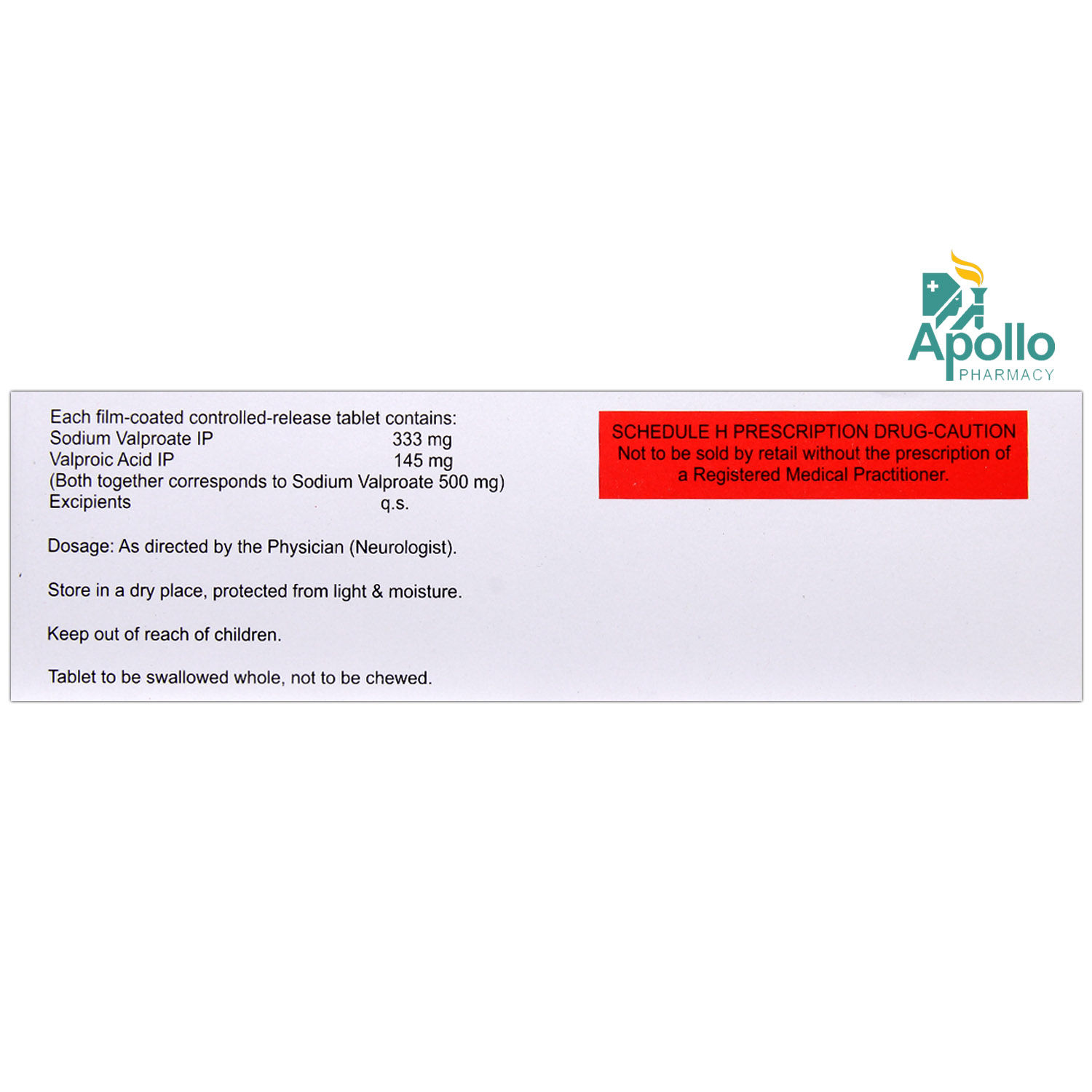 Valrate CR 500 Tablet 10's Price, Uses, Side Effects, Composition ...