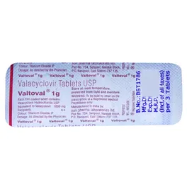 Valtoval 1g Tablet | Uses, Side Effects, Price | Apollo Pharmacy