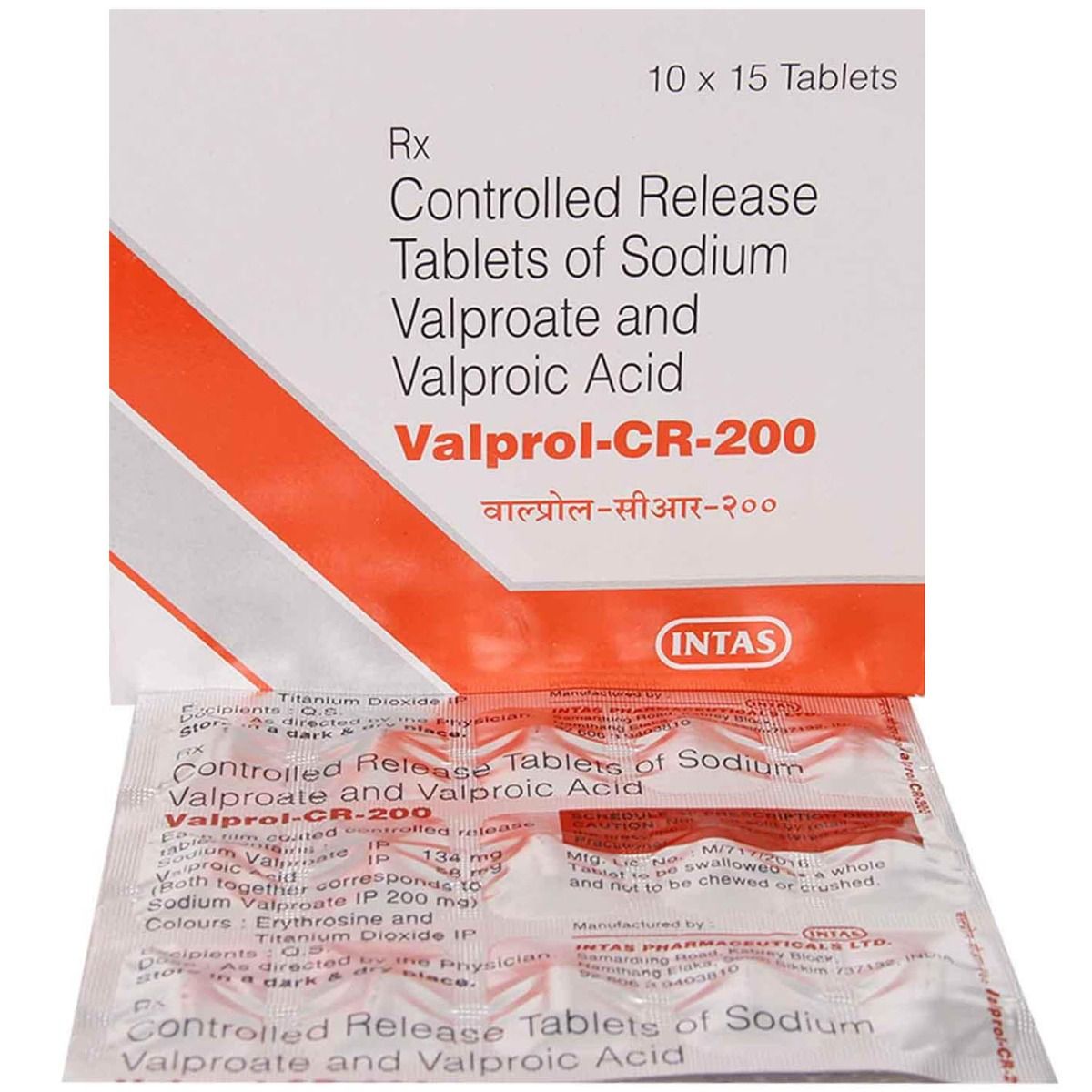 Valprol CR 200 Tablet 15's Price, Uses, Side Effects, Composition ...