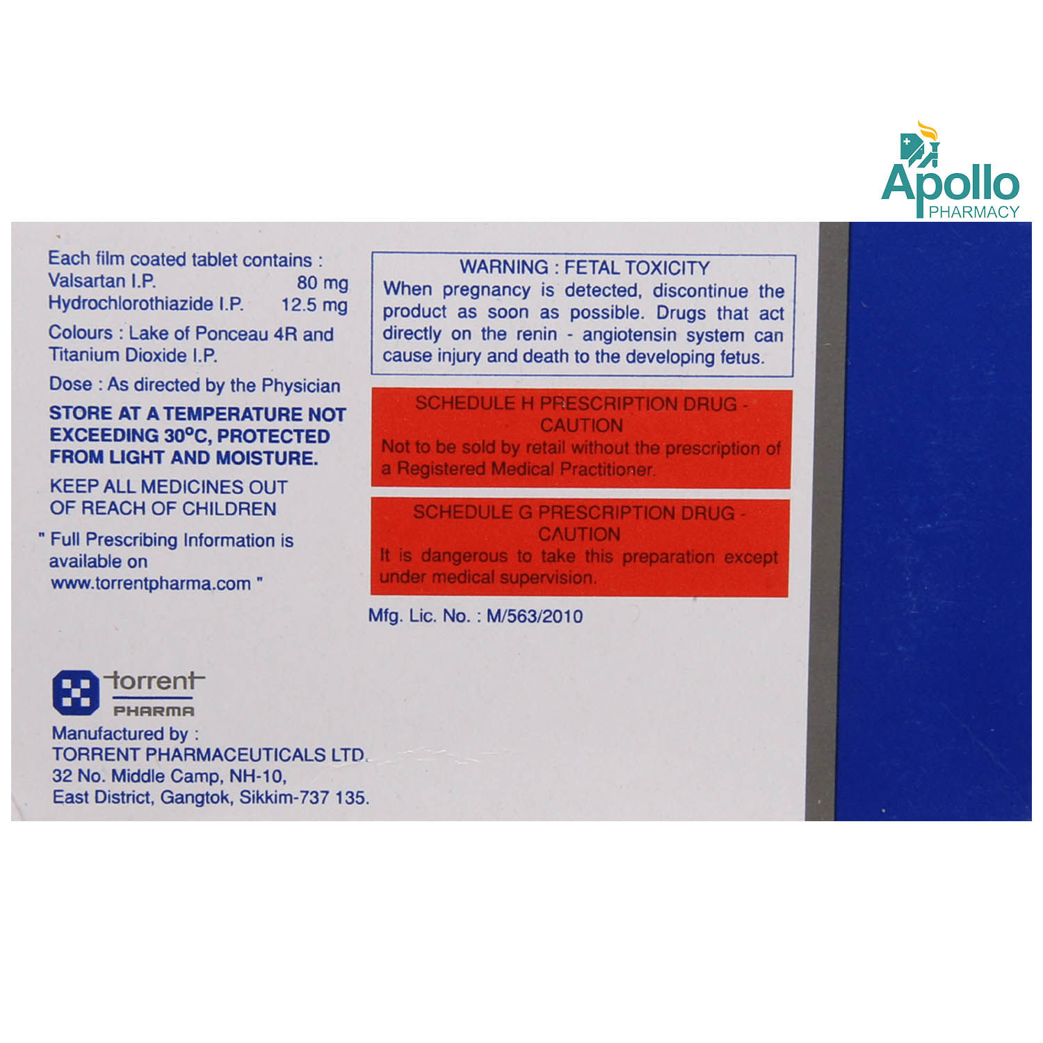 Valzaar-H Tablet 15's Price, Uses, Side Effects, Composition - Apollo ...