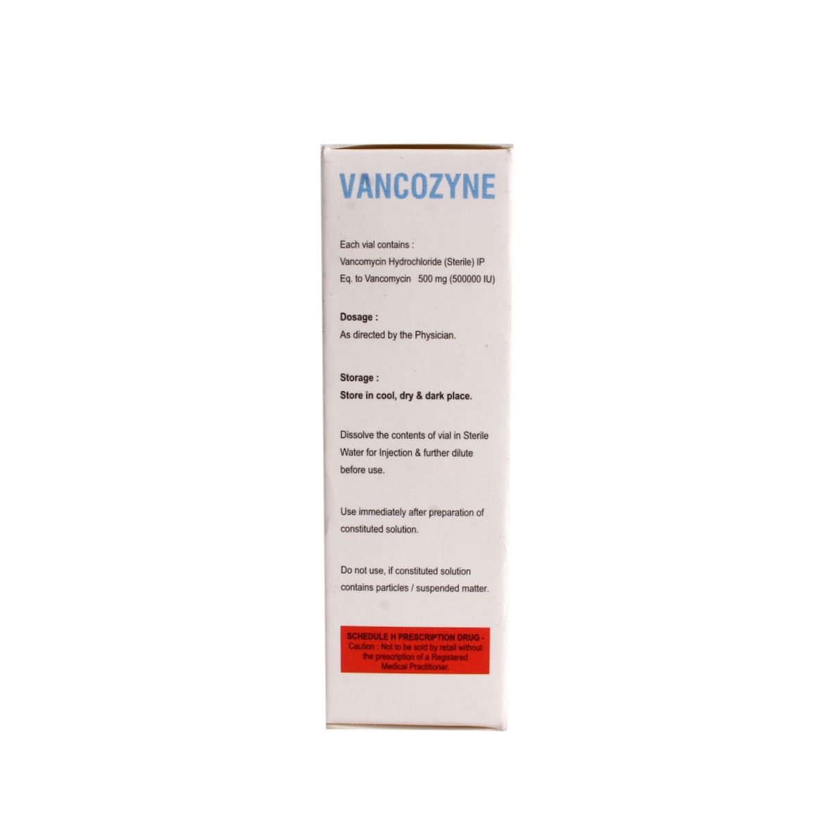Vancozyne 500mg Injection Price, Uses, Side Effects, Composition ...