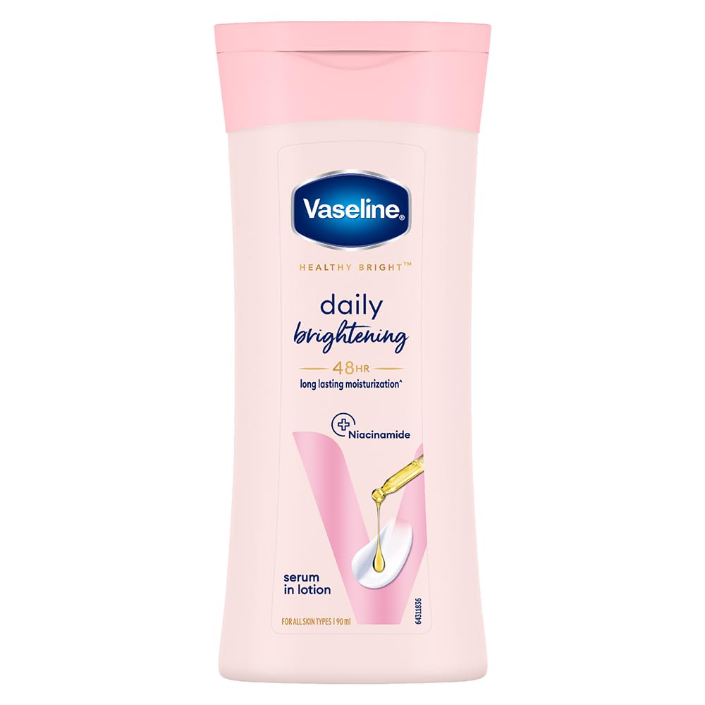 Buy Vaseline Healthy Bright Daily Brightening Body Lotion, 90 ml | 19 ...