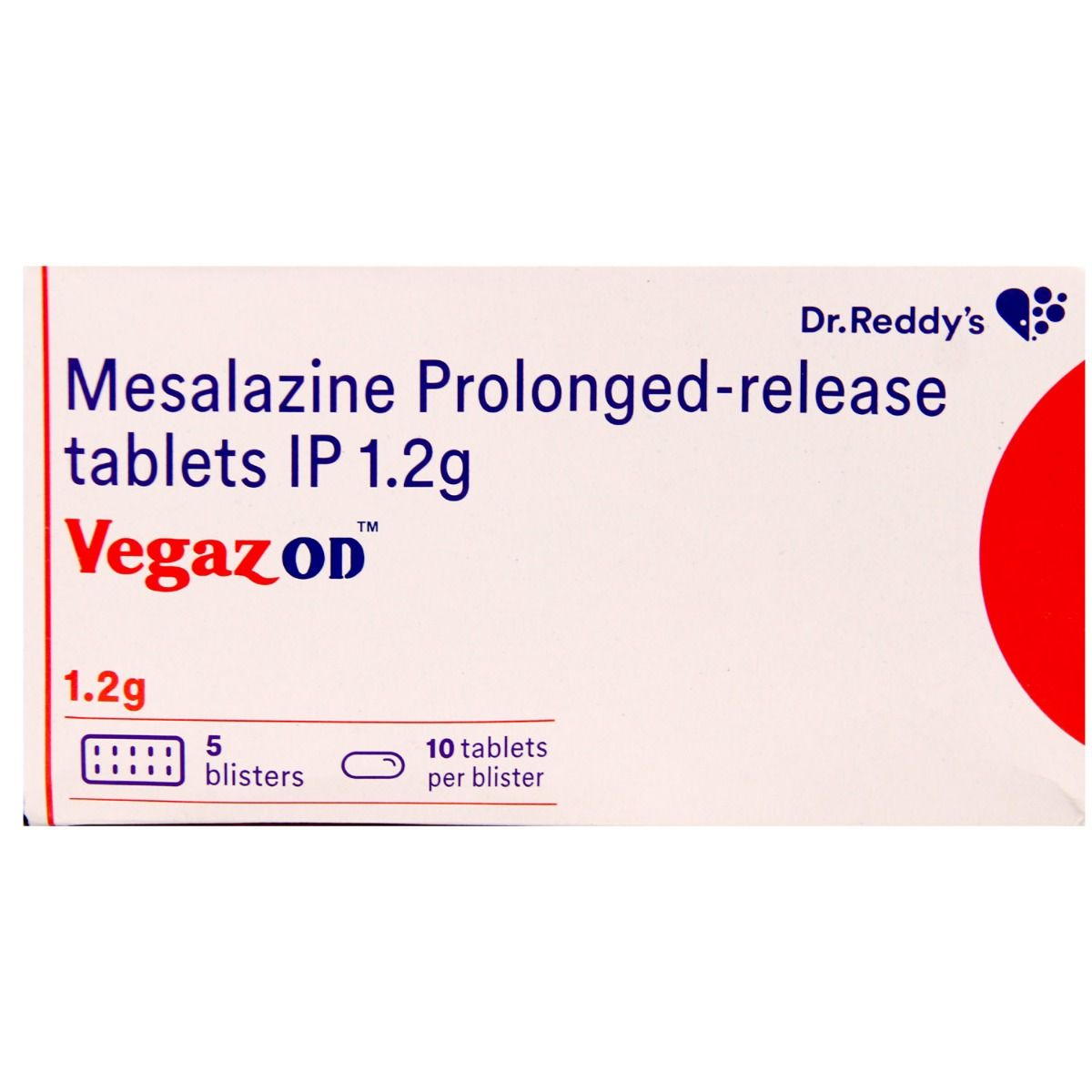 Vegaz OD Tablet 10's Price, Uses, Side Effects, Composition - Apollo ...