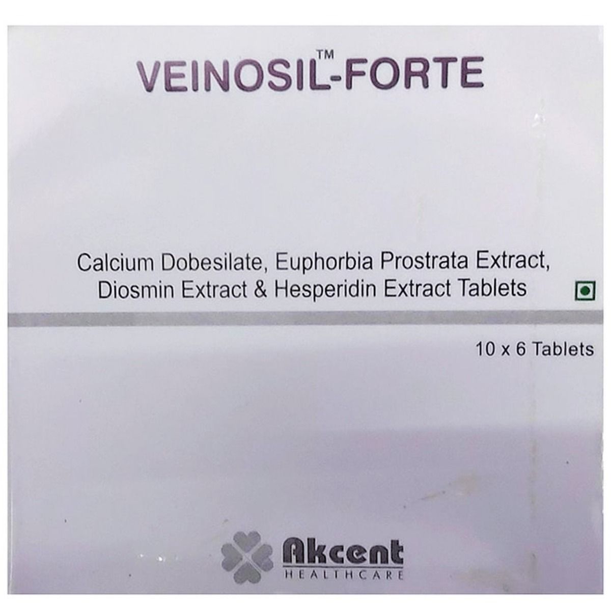 Veinosil-Forte Tablet 6's Price, Uses, Side Effects, Composition ...