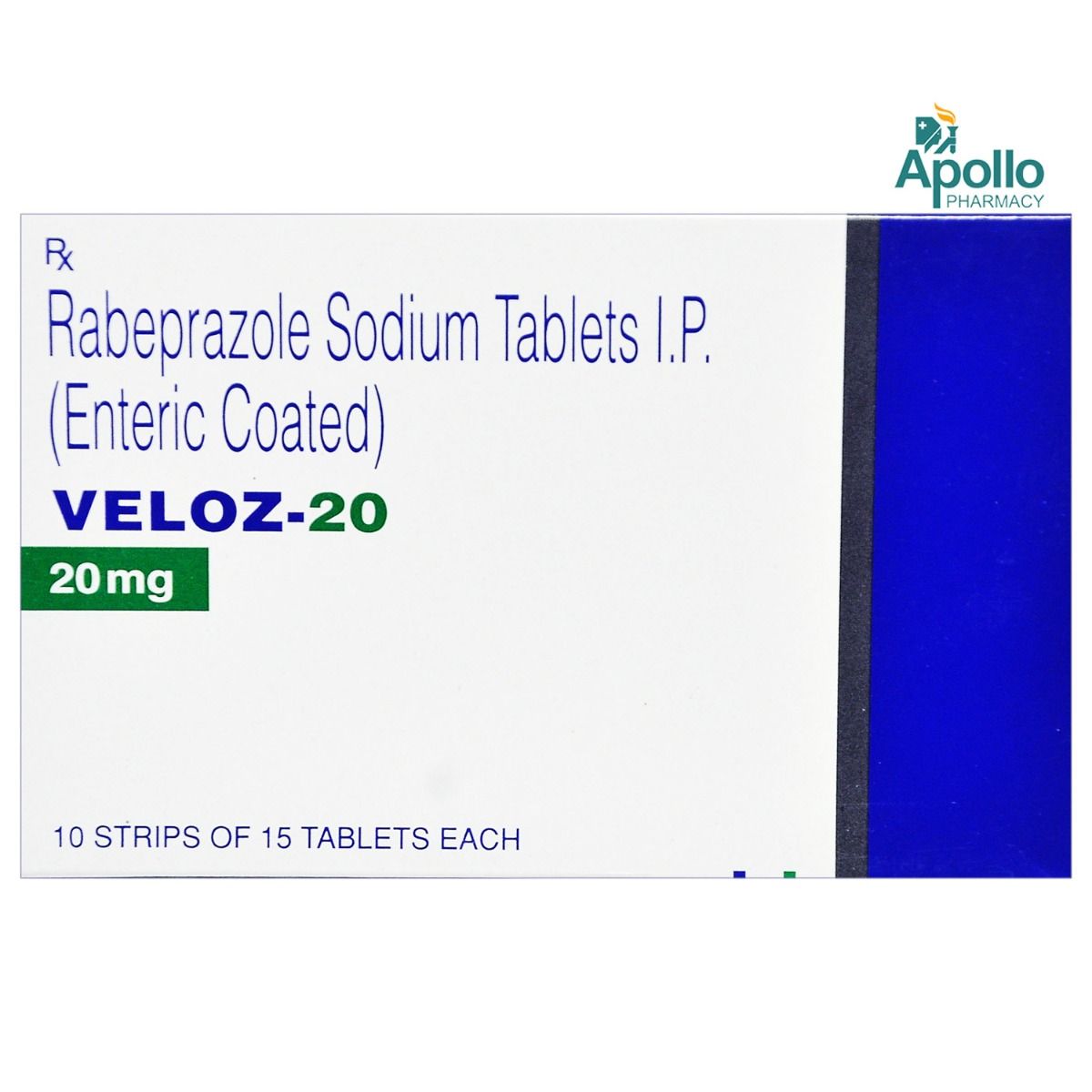 Veloz-20 Tablet 15's Price, Uses, Side Effects, Composition - Apollo ...