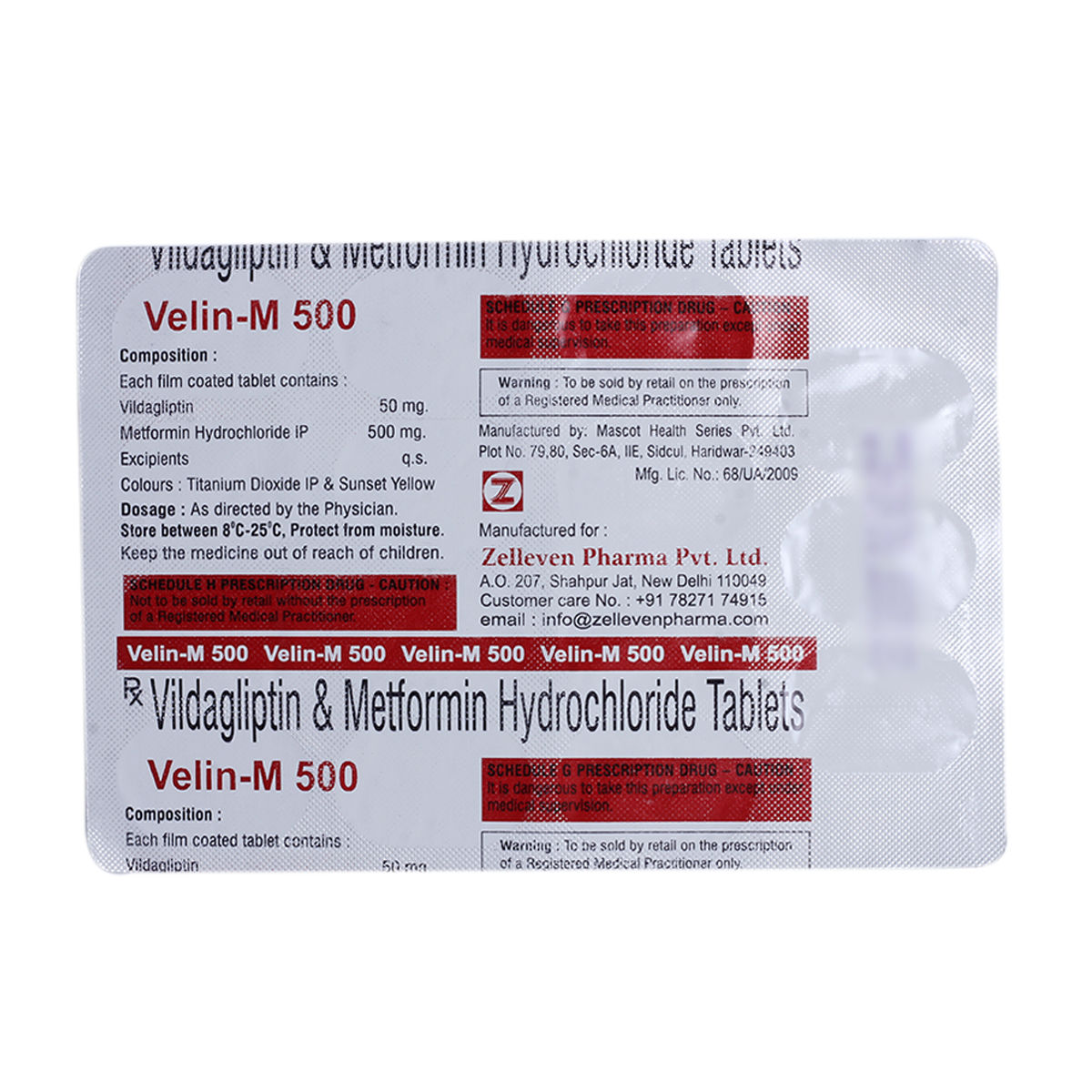 Velin-M 500 Tablet | Uses, Side Effects, Price | Apollo Pharmacy