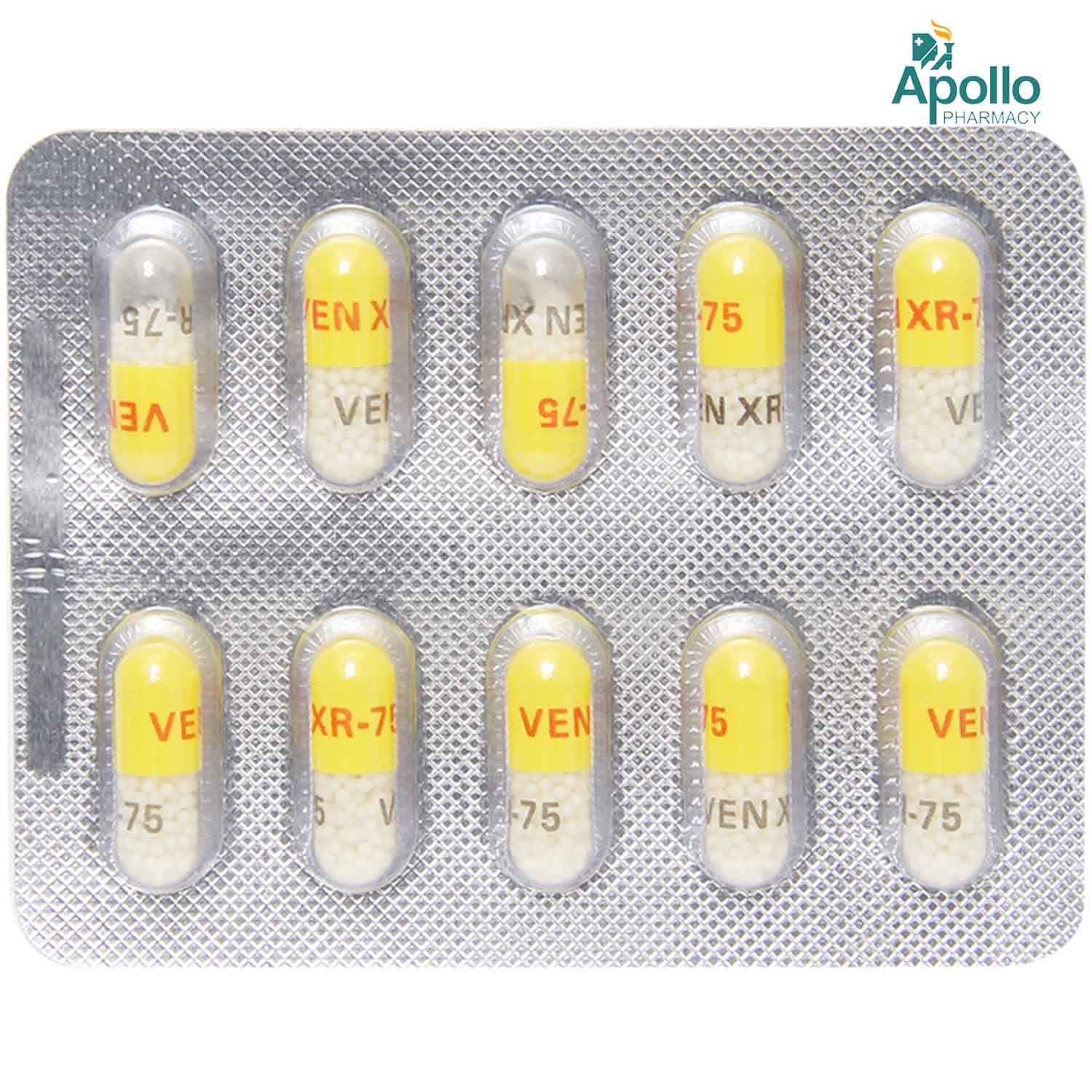 Venlor-XR 75 Capsule 10's Price, Uses, Side Effects, Composition ...