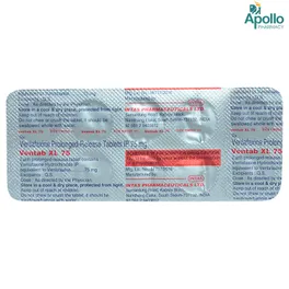 Ventab XL 75 Tablet | Uses, Side Effects, Price | Apollo Pharmacy
