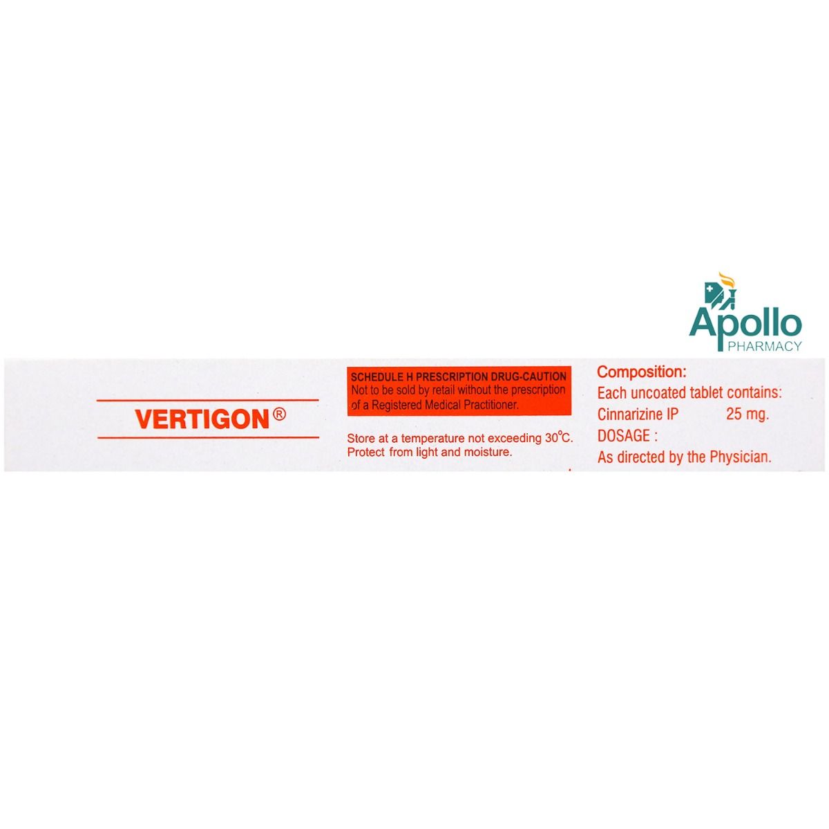 Vertigon Tablet 10's Price, Uses, Side Effects, Composition - Apollo ...