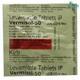 Vermisol 50 Tablet | Uses, Side Effects, Price | Apollo Pharmacy