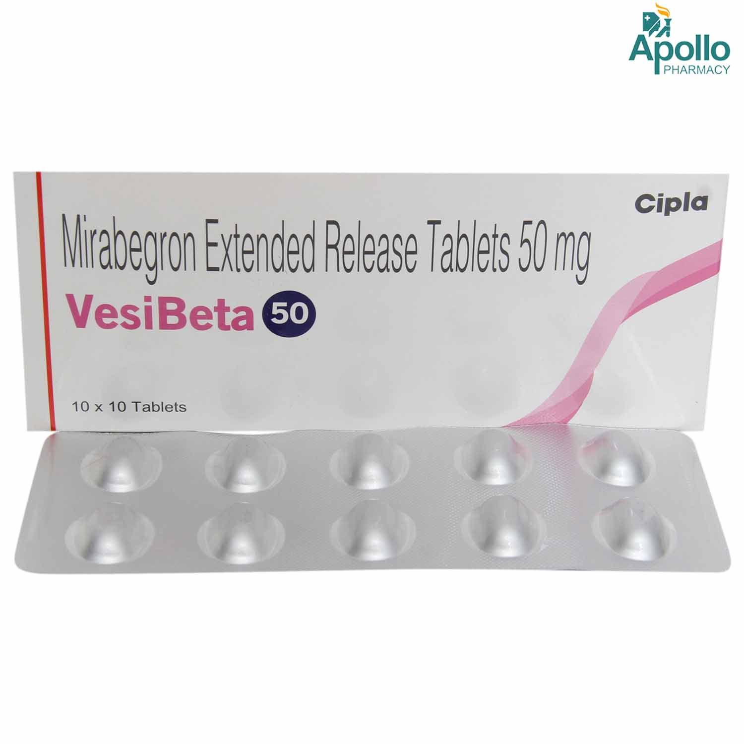 Vesibeta 50 ER Tablet 10's Price, Uses, Side Effects, Composition ...