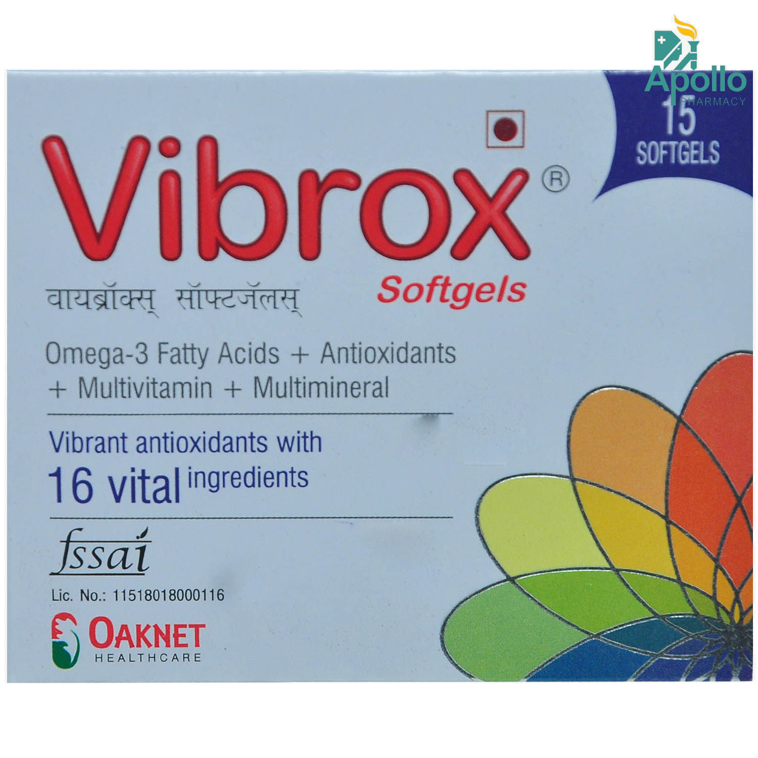 Vibrox Capsule 15's Price, Uses, Side Effects, Composition - Apollo ...