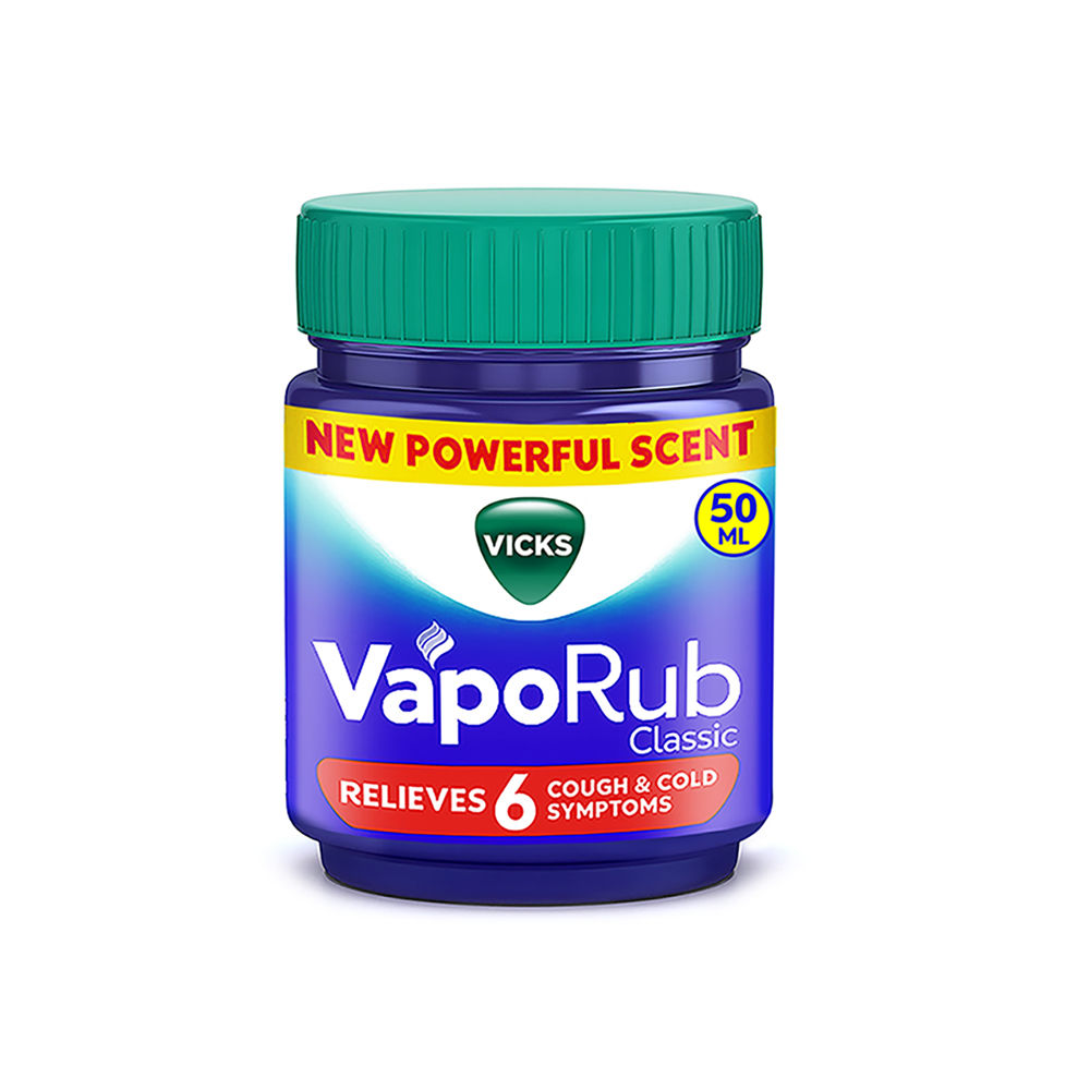 Buy Vicks Vaporub, 50 ml | 19 Minutes Delivery | Apollo Pharmacy