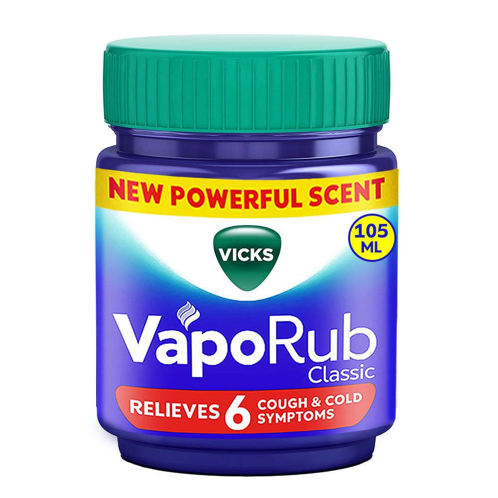 Buy Vicks Vaporub, 105 ml | 19 Minutes Delivery | Apollo Pharmacy