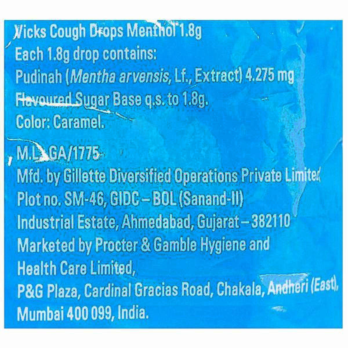 Vicks Menthol Cough Drops, 20 Count Price, Uses, Side Effects ...