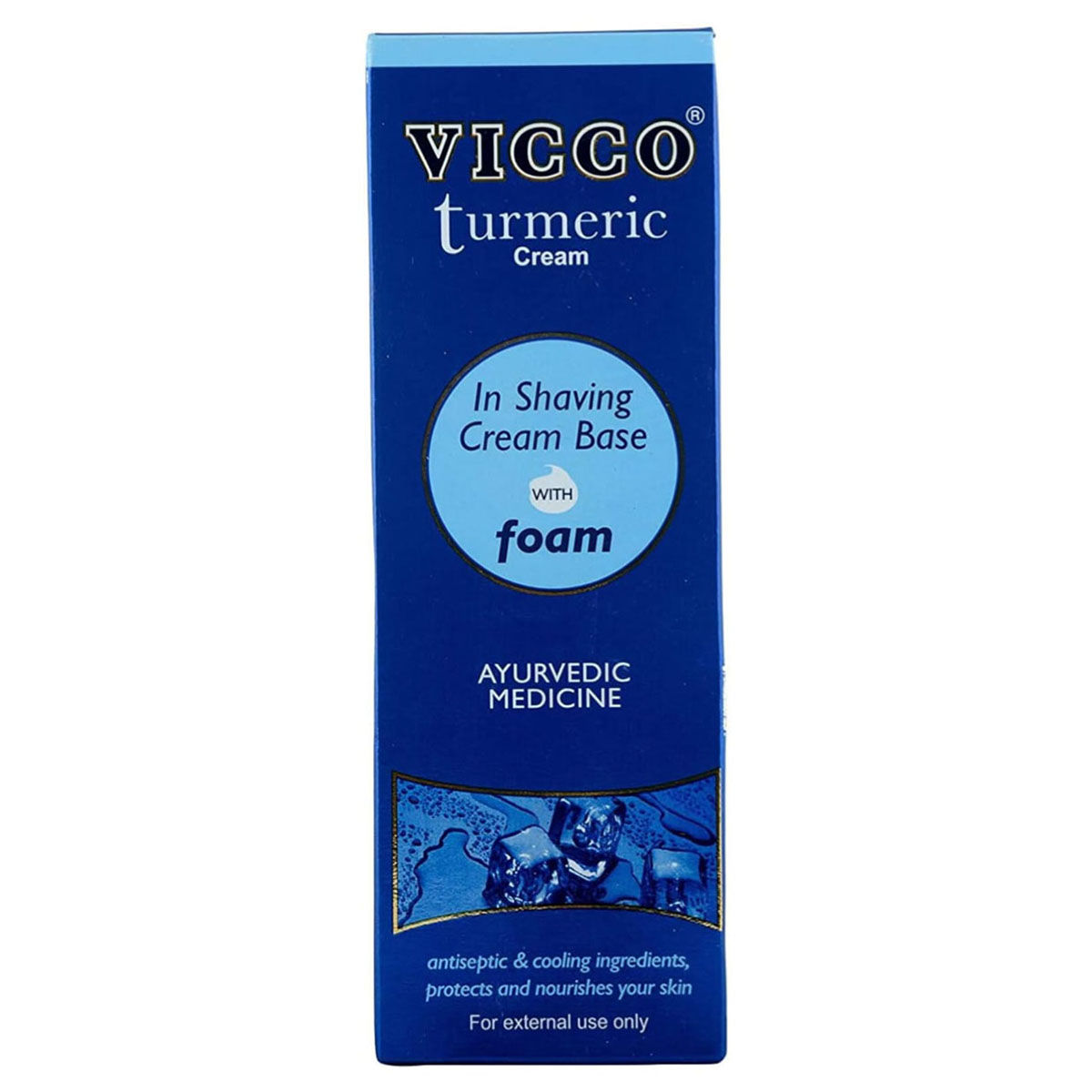 Buy Vicco Turmeric Shaving Cream with Foam, 70 gm | 19 Minutes Delivery ...