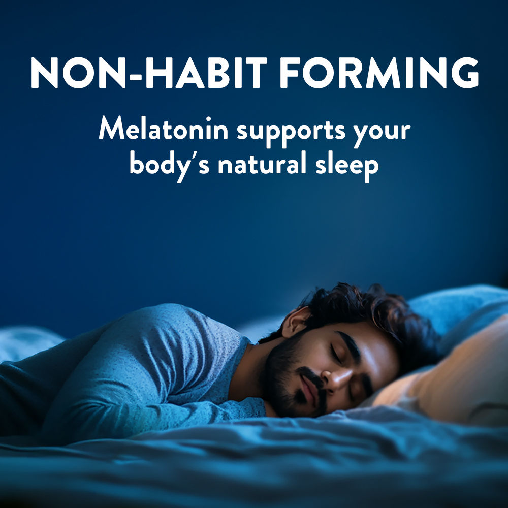 Buy Vicks ZzzQuil Natura |Non-Addictive Sleep-Aid Gummy|Melatonin Helps ...
