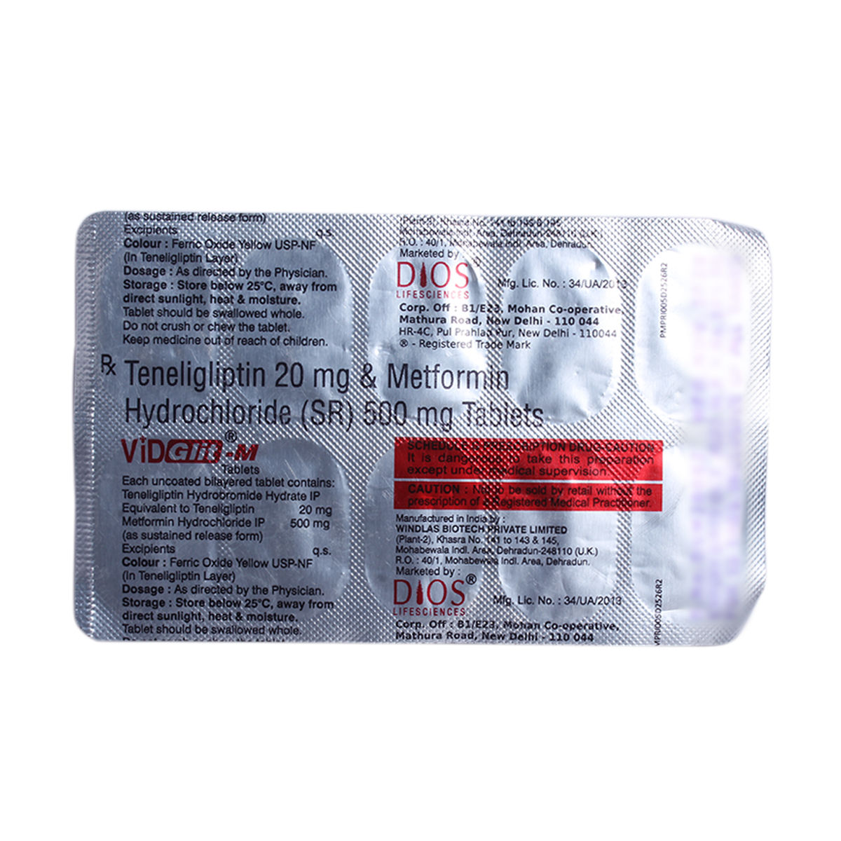 Vidglit-M Tablet | Uses, Side Effects, Price | Apollo Pharmacy