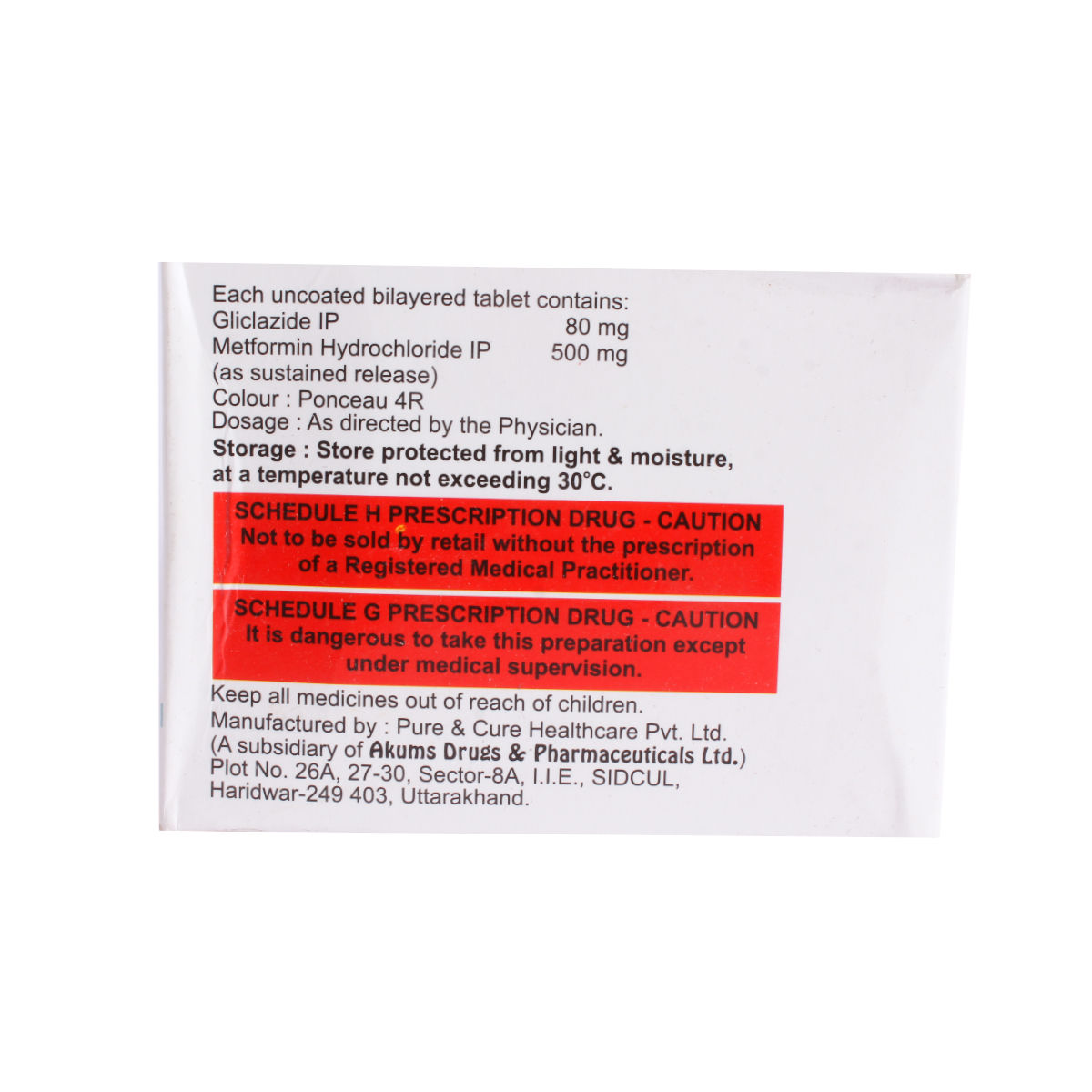 Vidmet G 80 Tablet 10's Price, Uses, Side Effects, Composition - Apollo ...