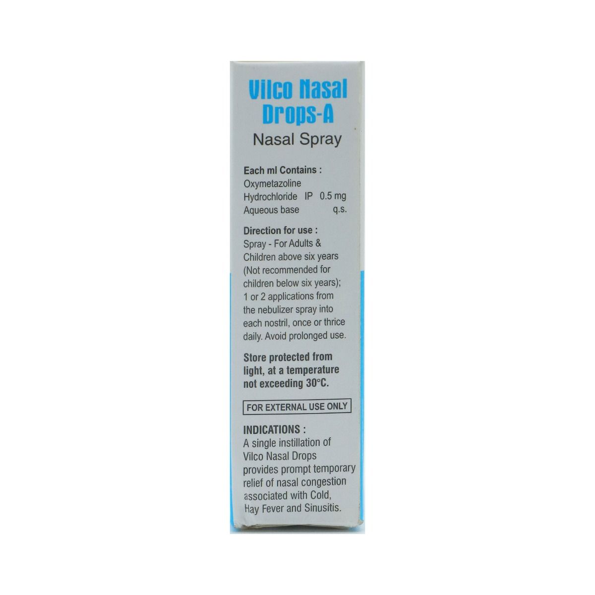 Vilco Nasal Drops 10 ml Price, Uses, Side Effects, Composition - Apollo ...
