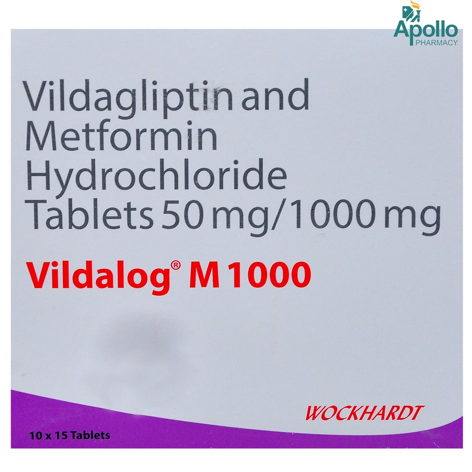 Vildalog M 1000/50mg Tablet | Uses, Side Effects, Price | Apollo Pharmacy