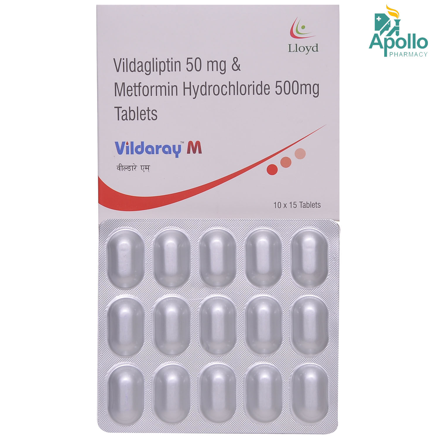 Vildaray M 50/500 Tablet | Uses, Side Effects, Price | Apollo Pharmacy